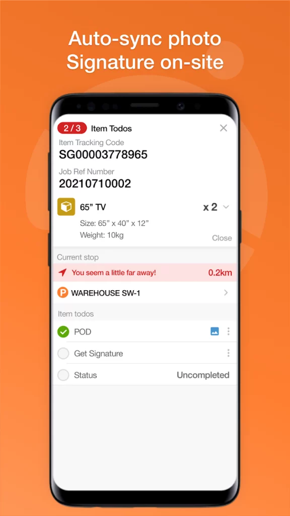Delivery App • Cartrack NZ