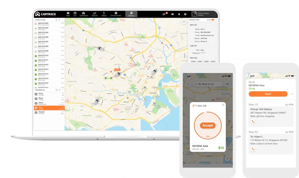 Delivery App • Cartrack NZ